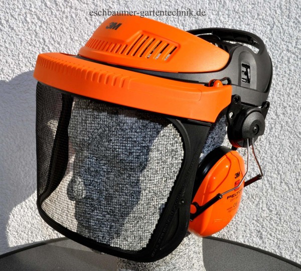 3M Gesichtsschutz Edelstahl & Gehörschutz Set orange G500 in Neufarn ...